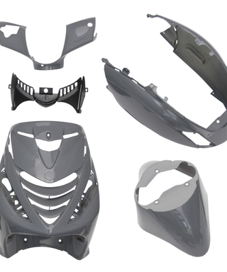 Piaggio Zip SP kappenset Nardo Grey (Audi RS6 grijs) | De Scooter Shop