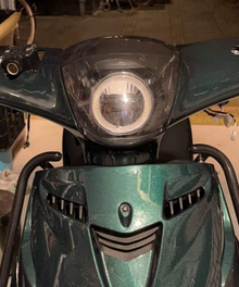 LED angel eye Piaggio Zip | De Scooter Shop