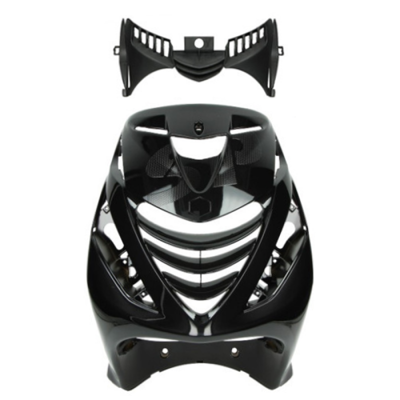 Piaggio Zip SP front cover gloss black with grill | The Scooter Shop ...