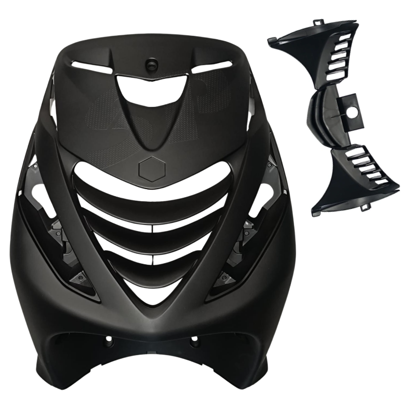 Piaggio Zip SP front cover matt black with grill | The Scooter Shop ...