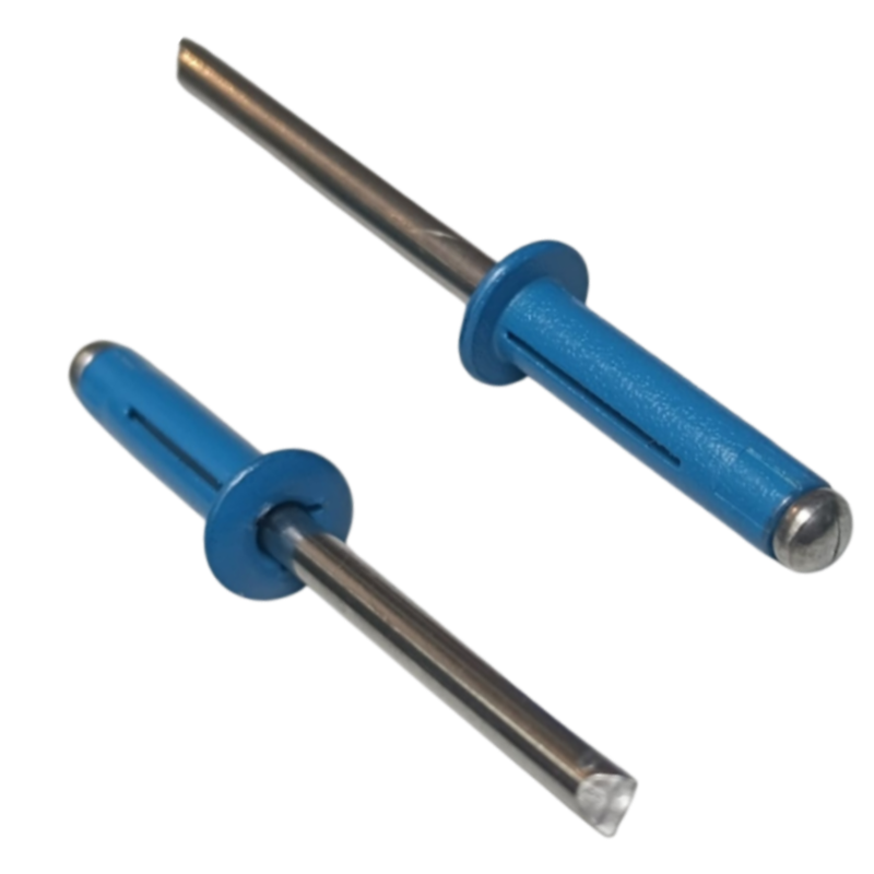 Blue pop rivet for license plate (anti-theft) | The Scooter Shop – De ...