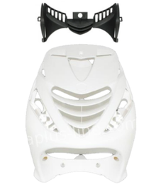 Piaggio Zip SP front cover gloss white with grill | The Scooter Shop ...